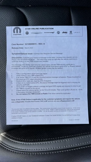 Uconnect Box error message | RAM TRX Forum