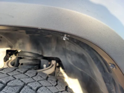 Loose Trim Fastener Screws - Wheel Wells | RAM TRX Forum