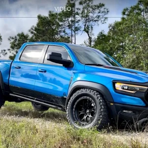 Hydro Blue TRX Weld Ledge Off-Road Wheels 20x10 -18 325:60:20 Tires 2 ...