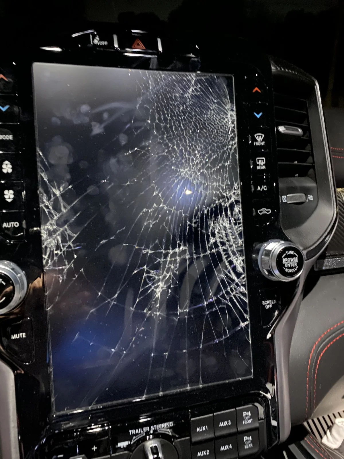 Broken Screen.jpeg | RAM TRX Forum