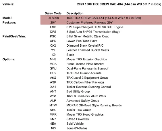 Build Sheet.png | RAM TRX Forum