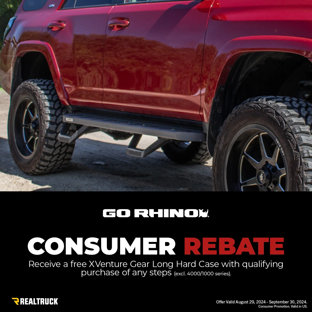 Go Rhinos Labor Day Promotion - Free XVenture Gear Long Hard Case with ...