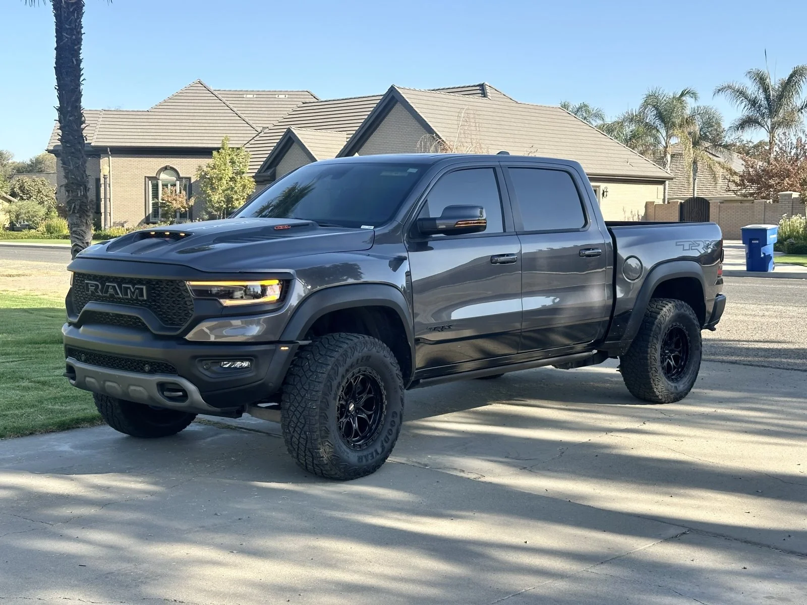 RAM TRX WELD 18x9 Ledge Wheels Off-Road Satin Black Finish ET 1.JPG ...