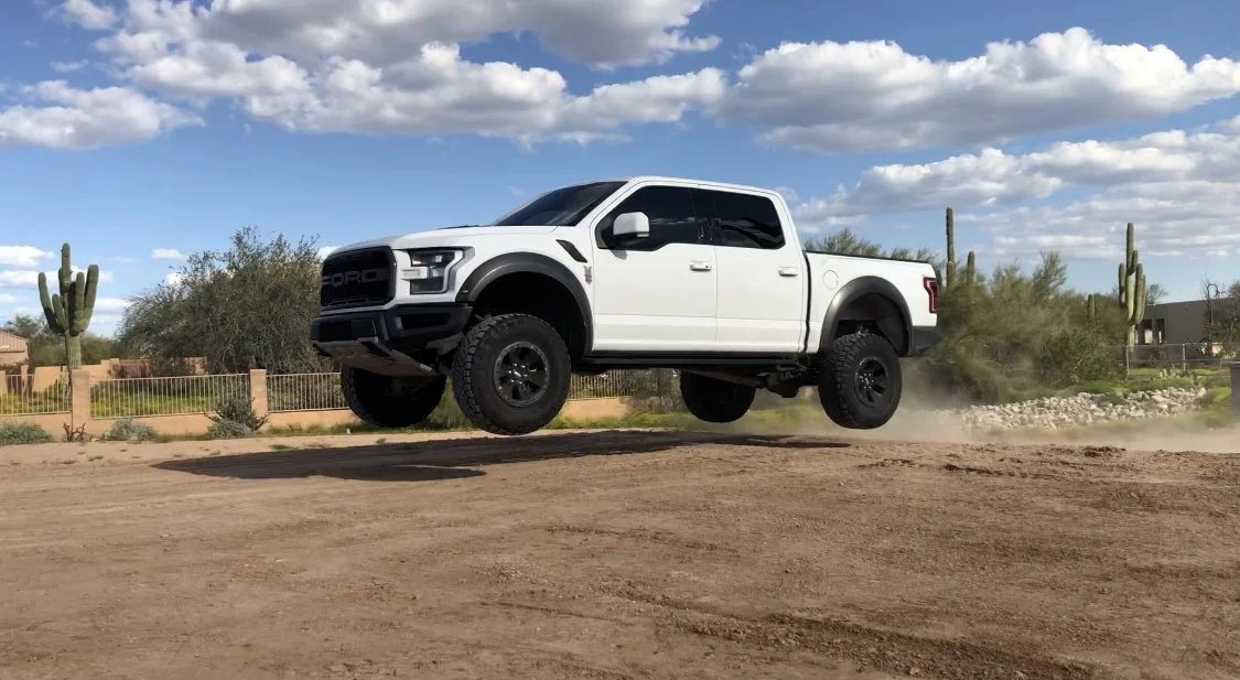 Raptor jump.jpg | RAM TRX Forum