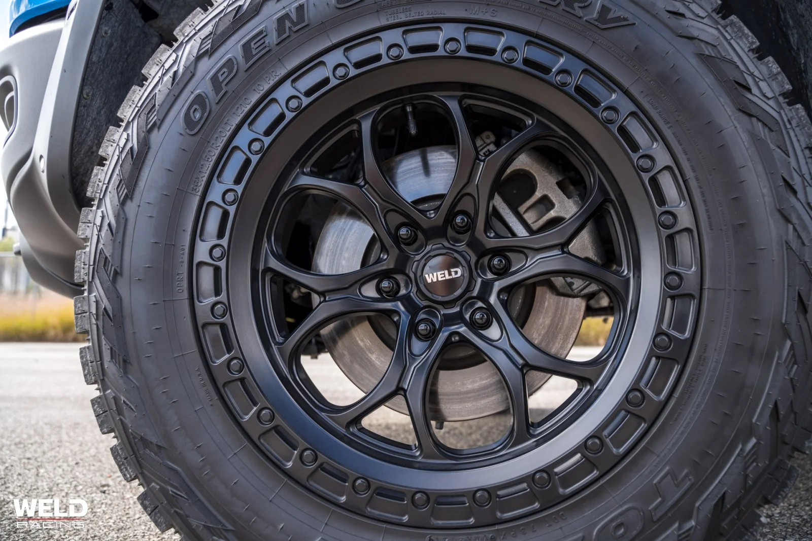 WELD Off-Road Wheel 20x10 Ledge Six W108 Satin Black | 6x139.7 | -18 ...